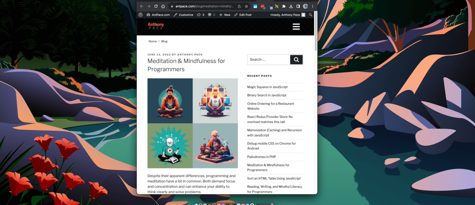Meditation & Mindfulness for Programmers | Anthony Pace Blog