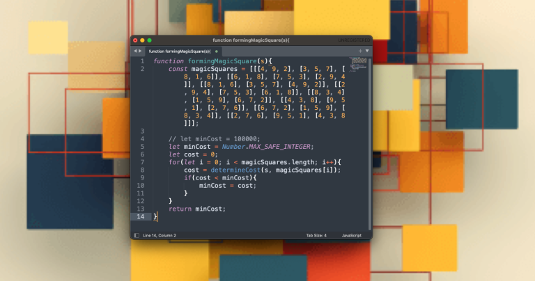 Magic Squares in JavaScript – Ant Pace Blog